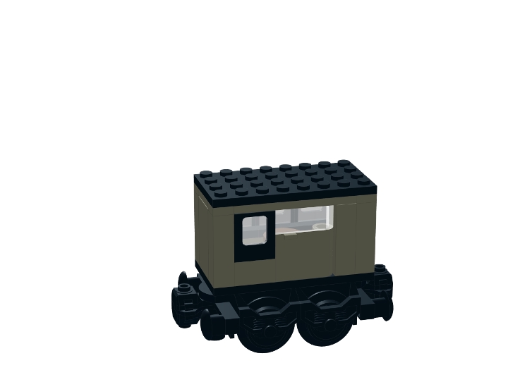 Train Cart for Two from BrickLink Studio [BrickLink]