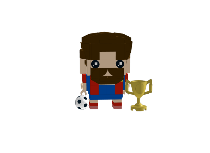 lionel messi from BrickLink Studio [BrickLink]