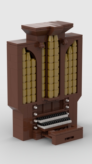 Pipe Organ from BrickLink Studio [BrickLink]