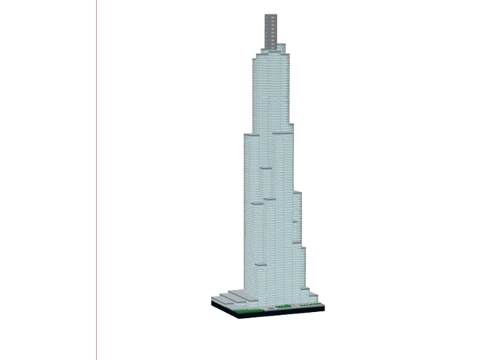 Vincom Landmark 81 from BrickLink Studio [BrickLink]