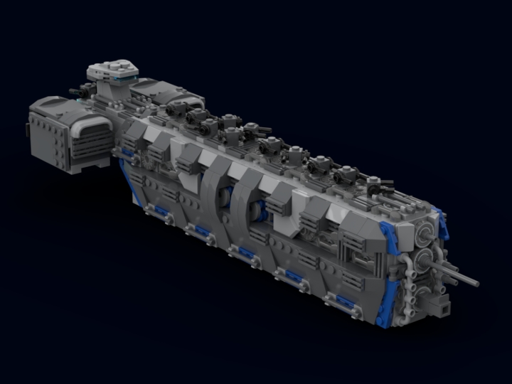 (P-99-Raven class) battle cruiser from BrickLink Studio [BrickLink]