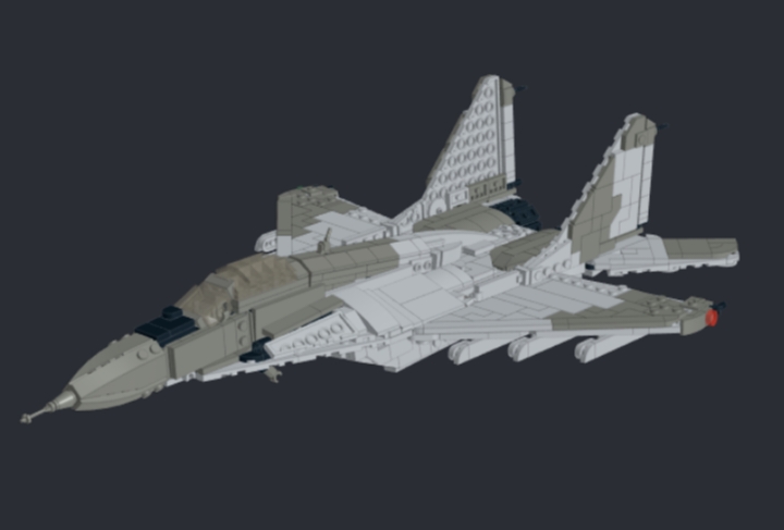 MiG 29 9.13 from BrickLink Studio [BrickLink]