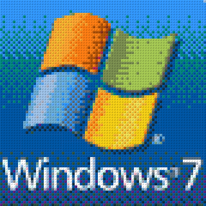 windows 7 from BrickLink Studio [BrickLink]