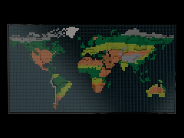 world map from BrickLink Studio [BrickLink]