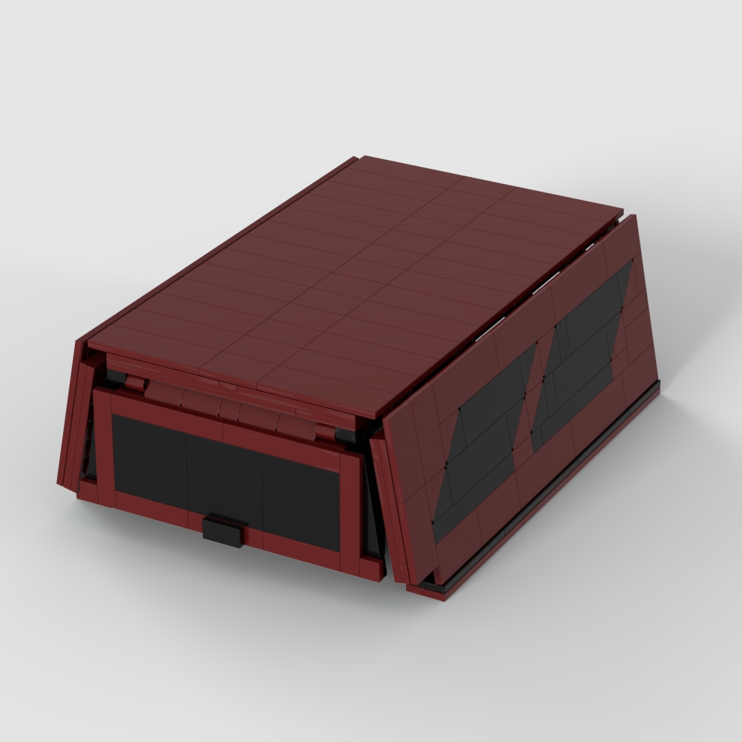 [Red pickup truck] [BrickLink]