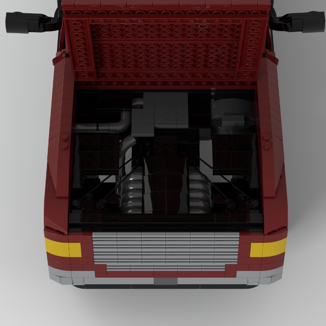 [Red pickup truck] [BrickLink]