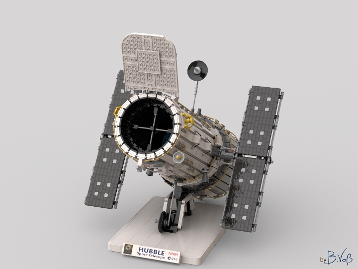 Hubble Space Telescope from BrickLink Studio [BrickLink]