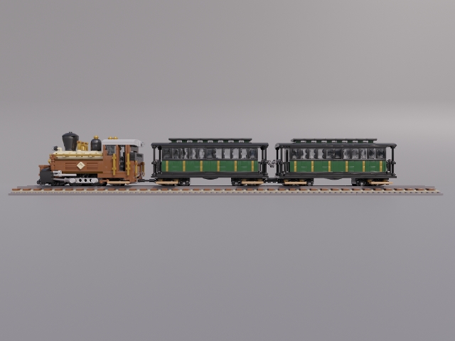 [Narrow Gauge Steam Train] [BrickLink]