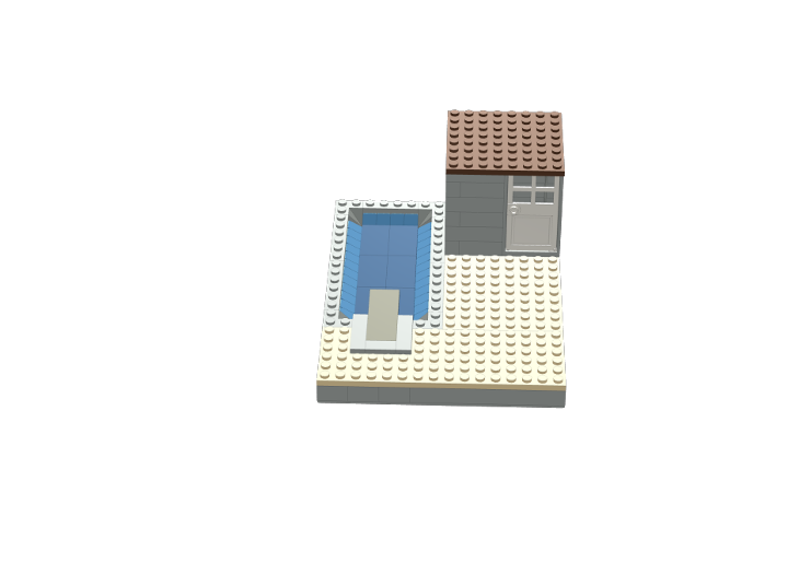 swimming pool from BrickLink Studio [BrickLink]
