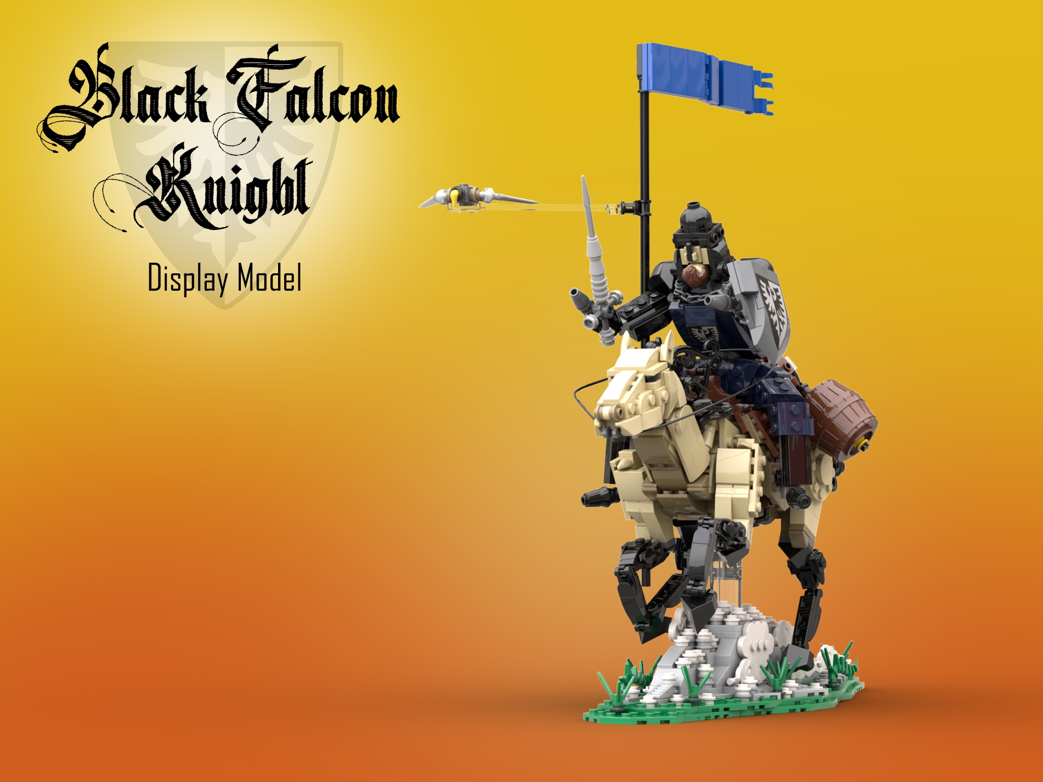 [Black Falcon Knight - Display Model] [BrickLink]