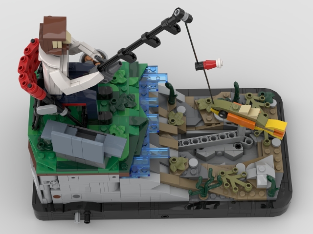 [Fishing - Kinetic Sculpture] [BrickLink]