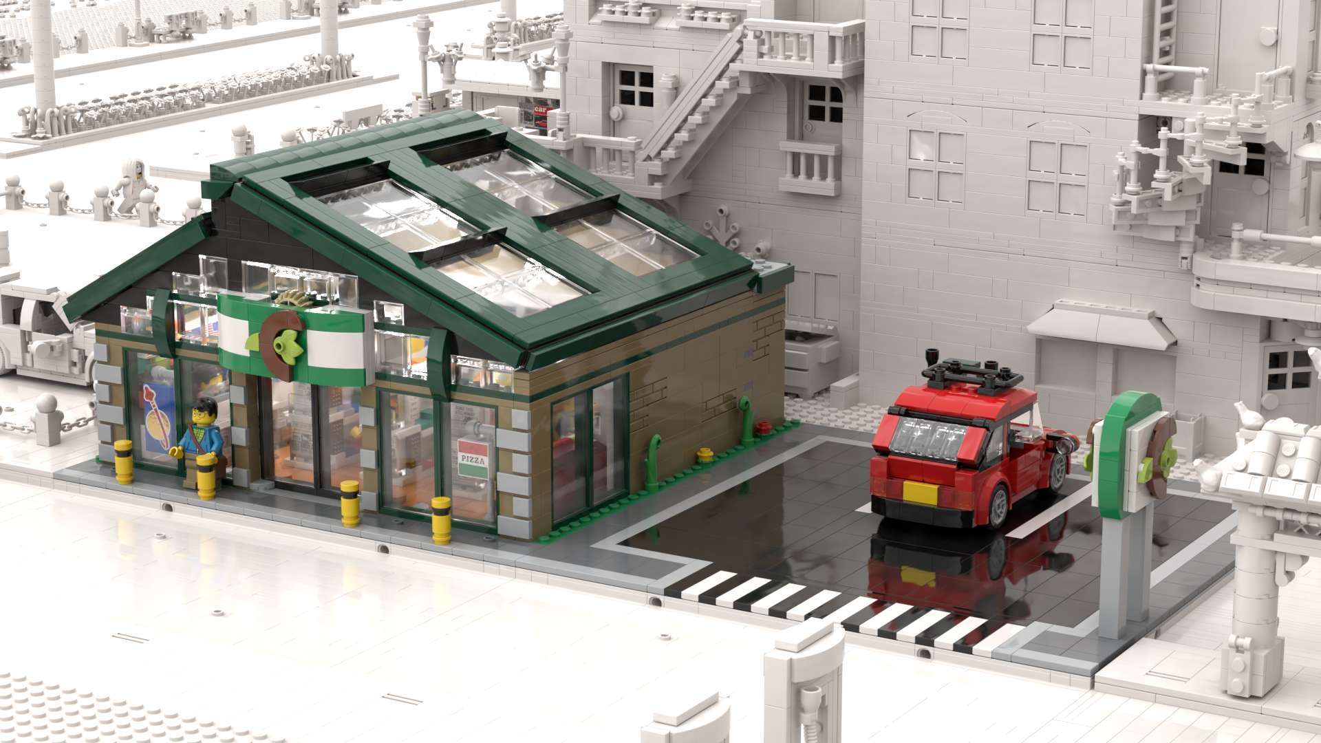 [Convenience Store Modular Building] [BrickLink]