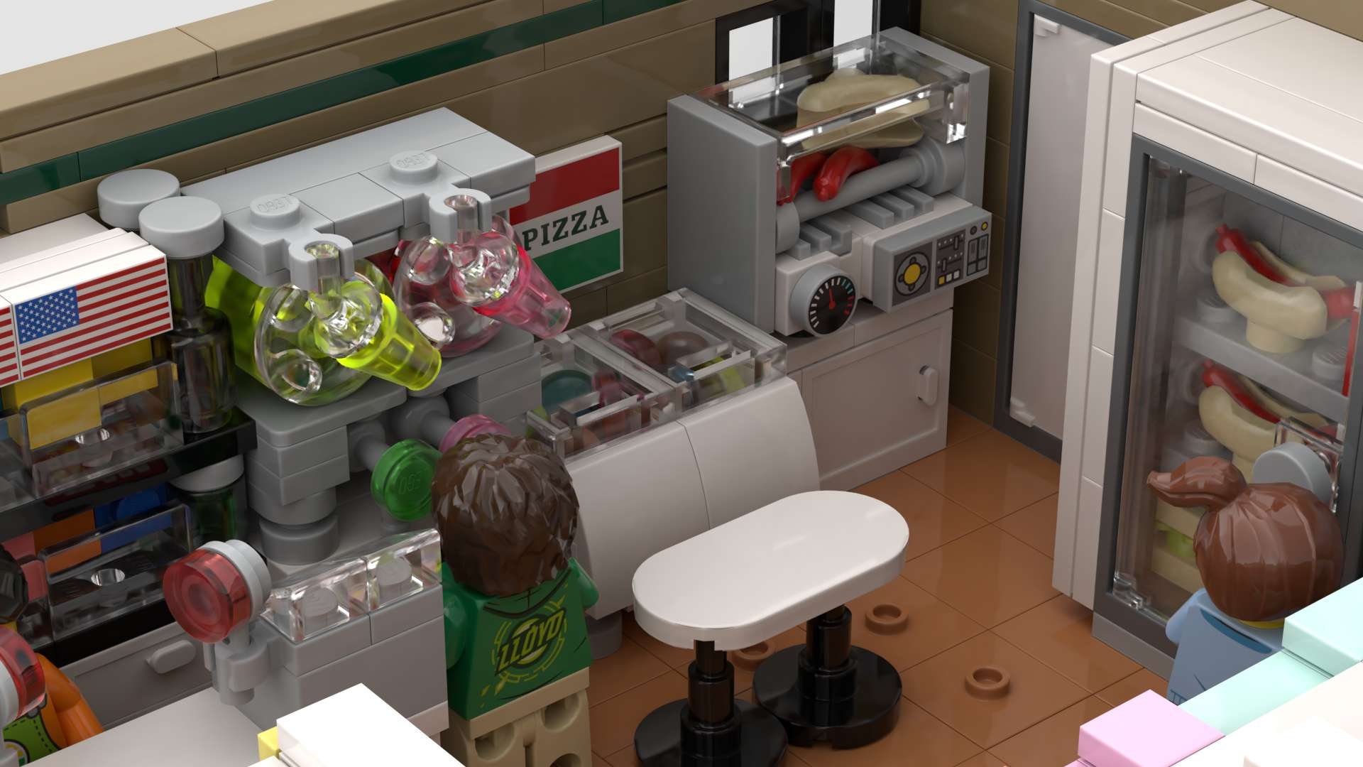 [Convenience Store Modular Building] [BrickLink]
