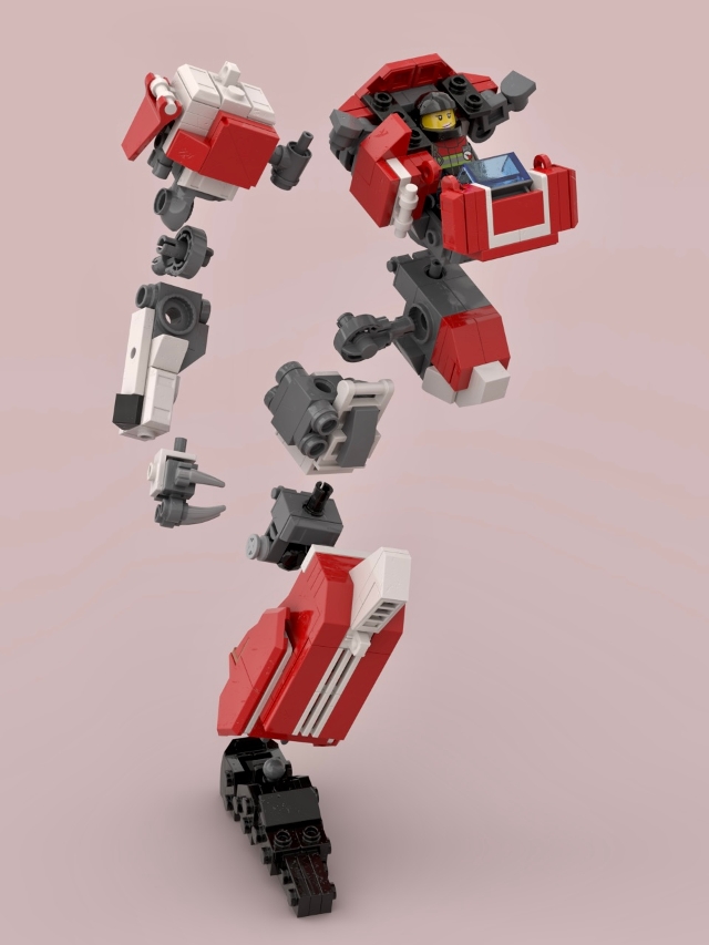 [Firefighter Mech Armor] [BrickLink]