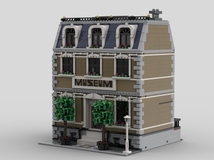 Museum Modular Building from BrickLink Studio [BrickLink]