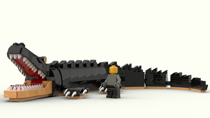 Alligator from BrickLink Studio [BrickLink]