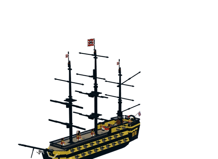 Royal Navy Ship from BrickLink Studio [BrickLink]