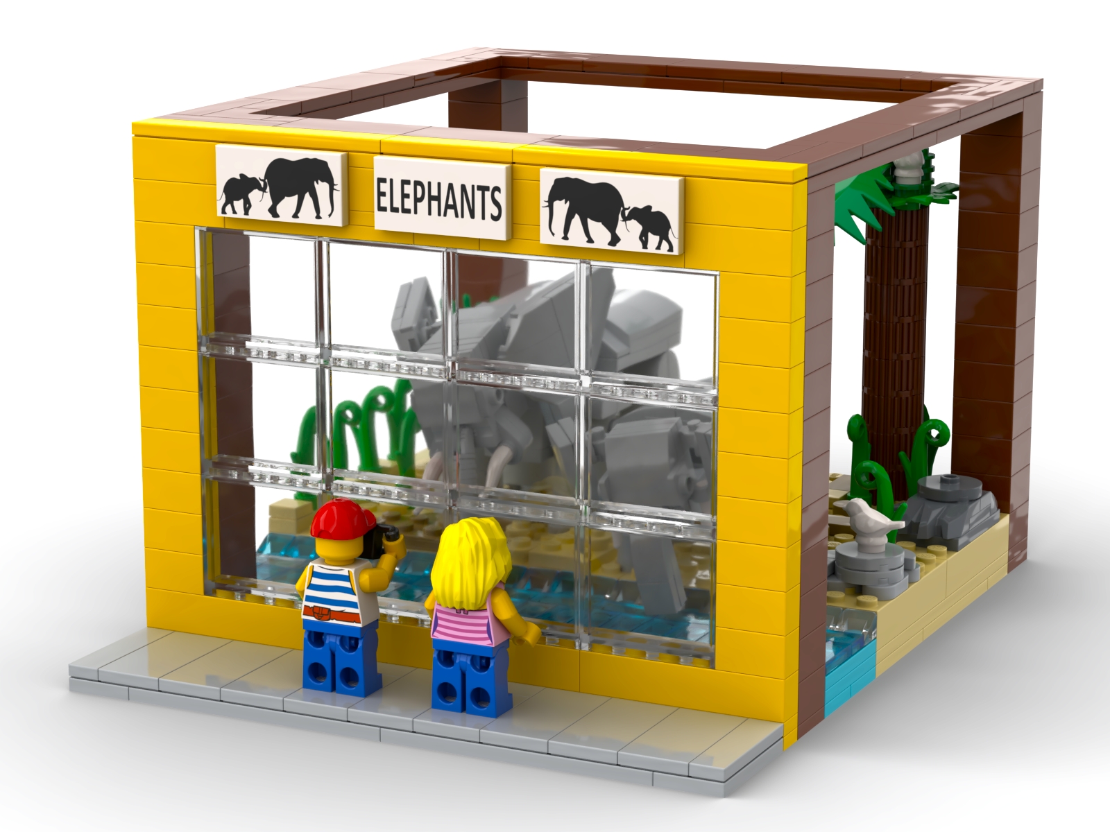 [Elephants at the Zoo] [BrickLink]