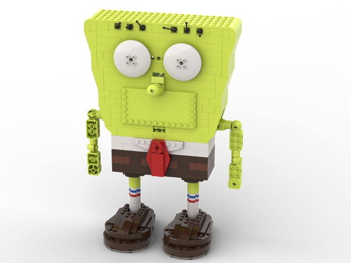 Spongebob from BrickLink Studio [BrickLink]