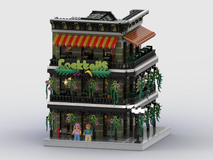 New Orleans Cocktail Bar from BrickLink Studio [BrickLink]