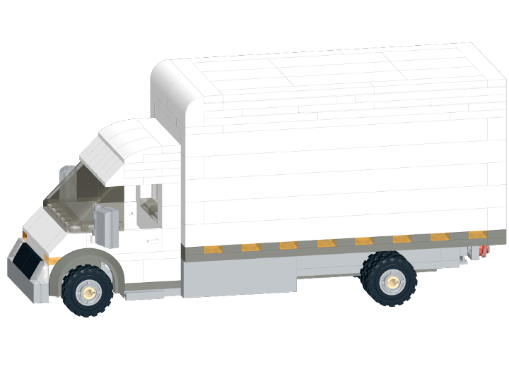 Van based box truck from BrickLink Studio [BrickLink]