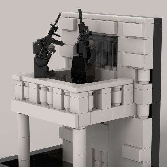 Iranian Embassy Siege from BrickLink Studio [BrickLink]