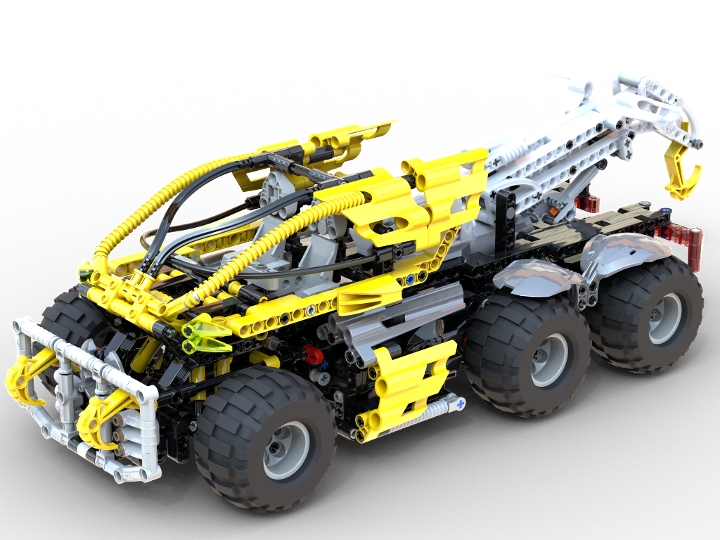 Drome Tiger Tow Truck (remote controlled) from BrickLink Studio [BrickLink]