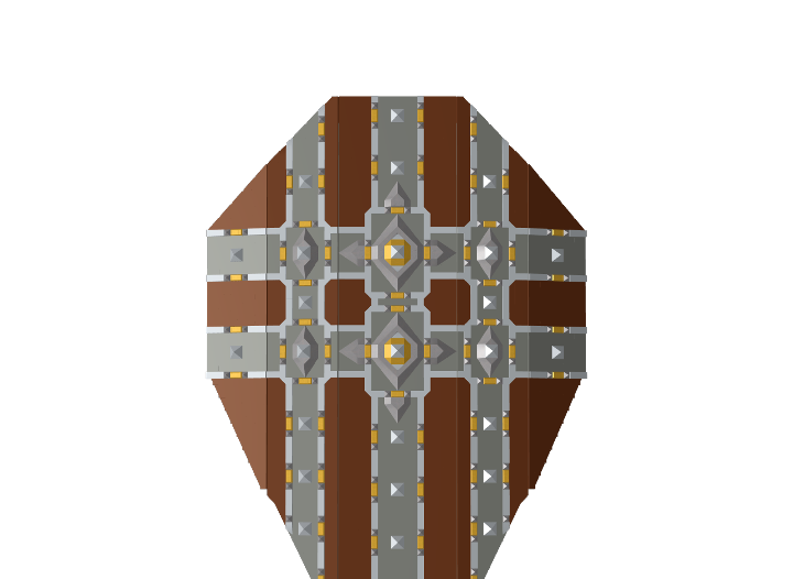 Reinforced Wooden Shield from BrickLink Studio [BrickLink]