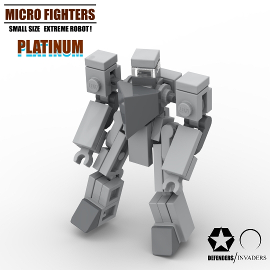 Micro Fighters Elite Mech Frame from BrickLink Studio [BrickLink]