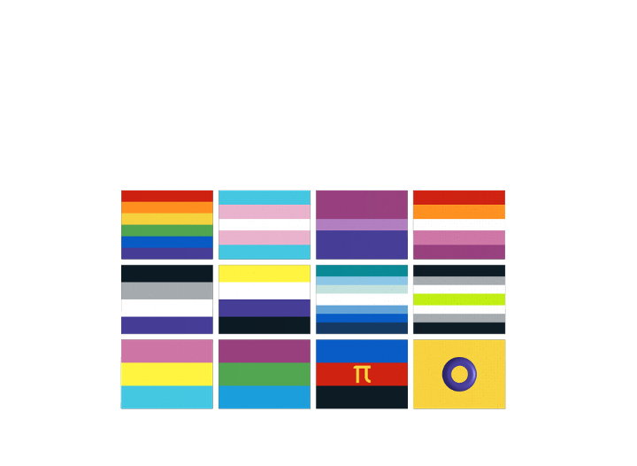 pride flags from BrickLink Studio [BrickLink]