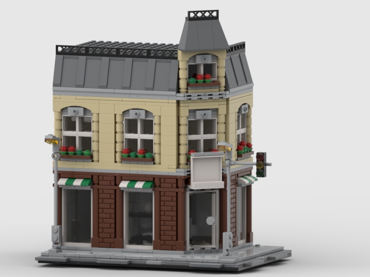 corner grocery store from BrickLink Studio [BrickLink]
