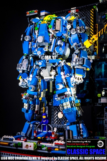 THE SPACE MECHA OF CLASSIC SPACE from BrickLink Studio [BrickLink]