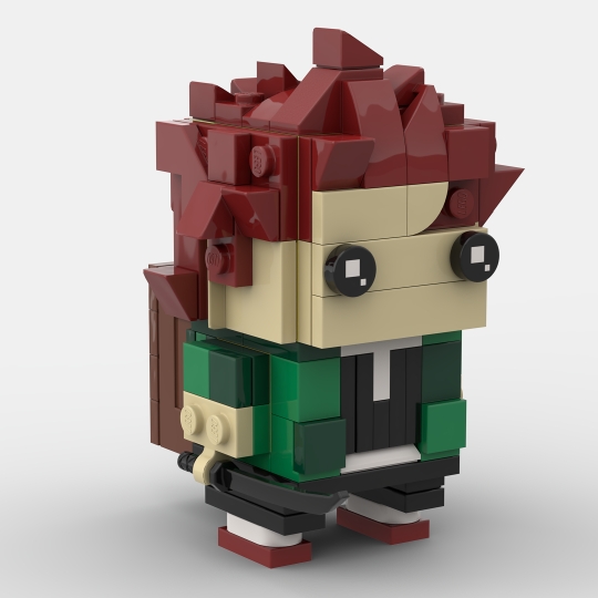 Tanjiro Brickhead from BrickLink Studio [BrickLink]
