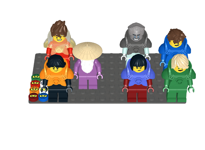 ninja pack from BrickLink Studio [BrickLink]
