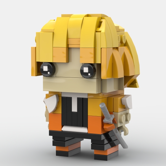Zenitsu Brickhead from BrickLink Studio [BrickLink]