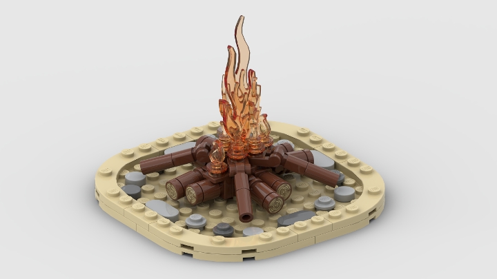 Bonfire from BrickLink Studio [BrickLink]