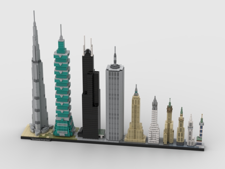 The Tallest Buildings Through History from BrickLink Studio [BrickLink]
