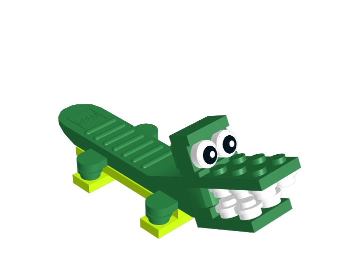 crocodile from BrickLink Studio [BrickLink]