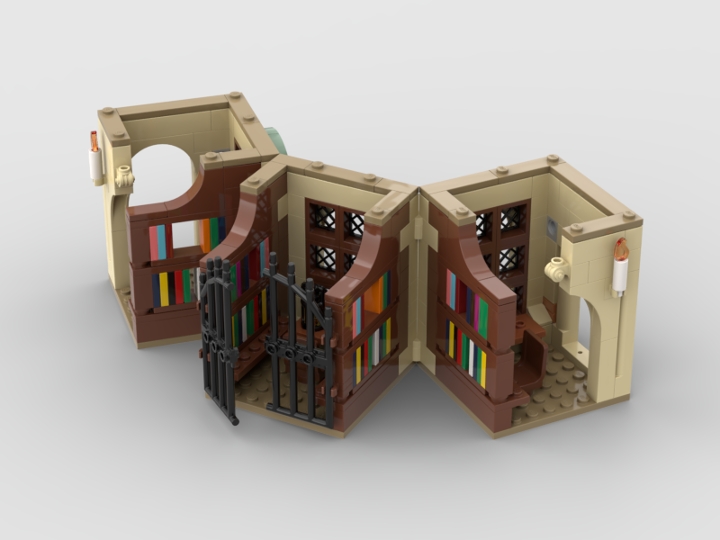 Magical Castle Library Modular from BrickLink Studio [BrickLink]