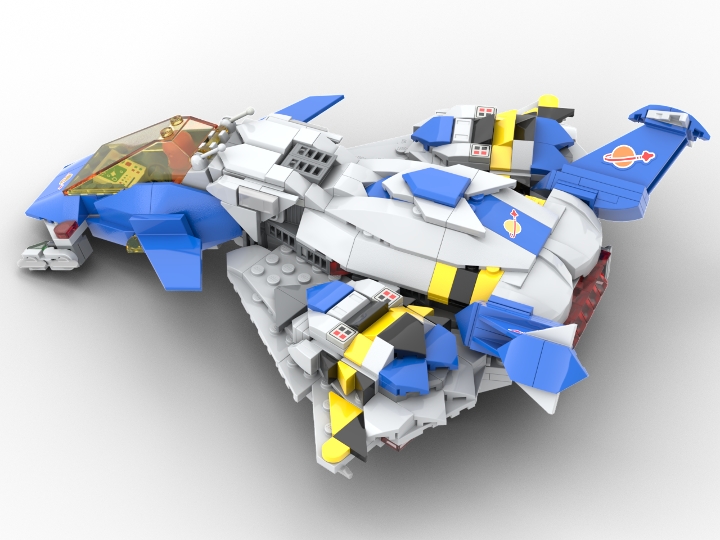 Space Wolf mk3 from BrickLink Studio [BrickLink]