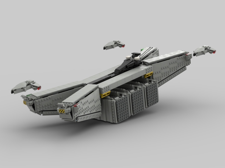 Futuristic Military Dropship from BrickLink Studio [BrickLink]