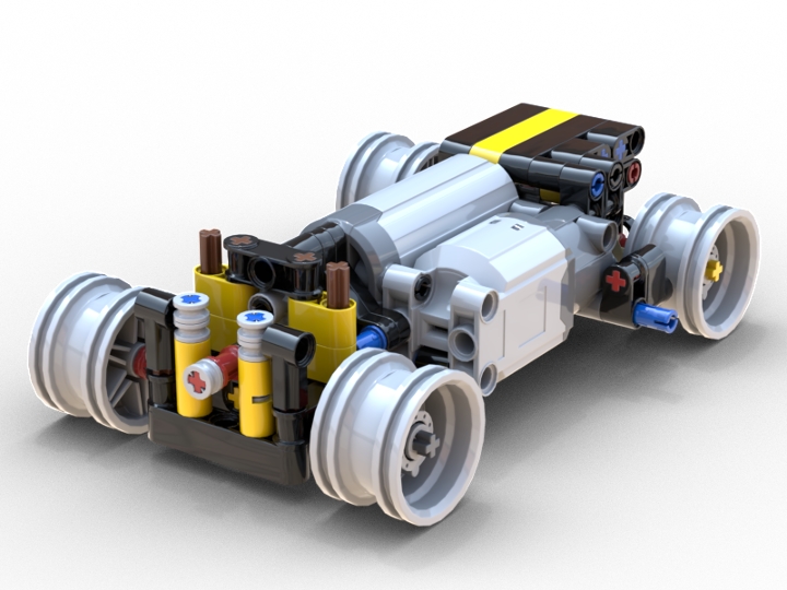 lego technic drift car from BrickLink Studio [BrickLink]