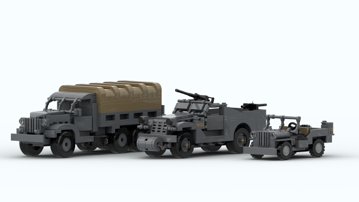 US Army Trucks from BrickLink Studio [BrickLink]