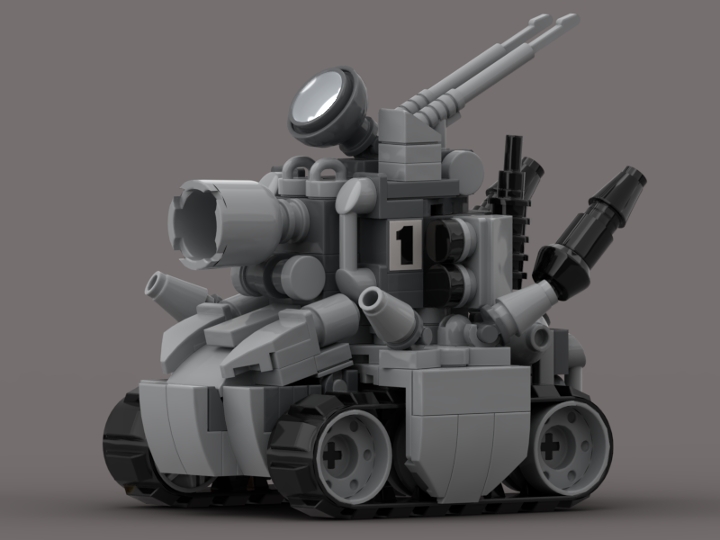 Metal Slug SV-001 from BrickLink Studio [BrickLink]