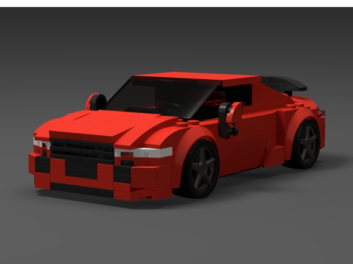 City Car #2 MOC (8 studs wide) from BrickLink Studio [BrickLink]