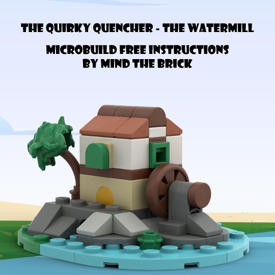 The Quirky Quencher - Watermill microbuild from BrickLink Studio ...