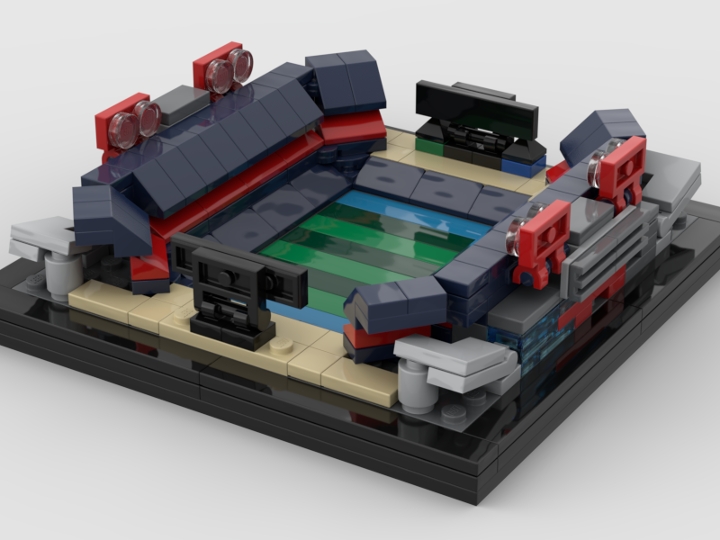 nissan Stadium, Nashville TN from BrickLink Studio [BrickLink]