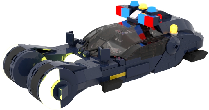 Police Spinner (1982) v2 from BrickLink Studio [BrickLink]