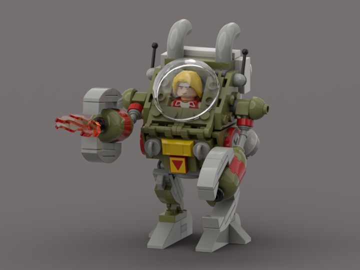 Metal Slug LV Armour from BrickLink Studio [BrickLink]