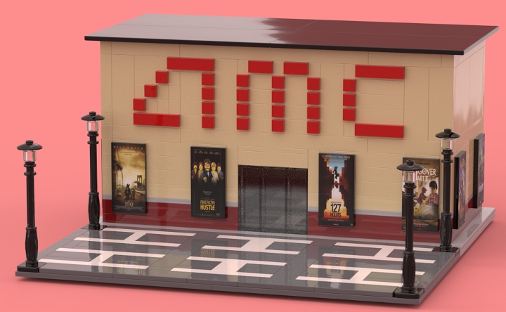 LEGO AMC Theater from BrickLink Studio [BrickLink]